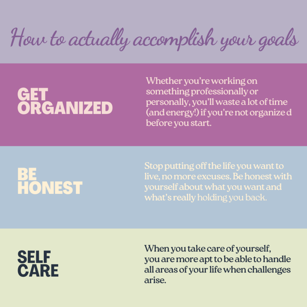 8 Tips on How to Actually Accomplish Goals This Year - Living Marvelously